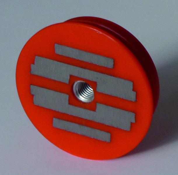 Aimant Resine Ø64 1200N Rouge Application sans feraillage - EATON ...