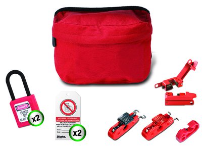 Kit de consignation électrique et fluides. 2 cadenas... - E ROBUR 437446