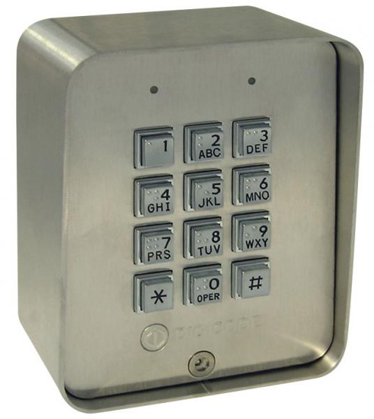 DIGICODE® INOX TOUCHES EN BRAILLE - 3 RE - L2S CBB