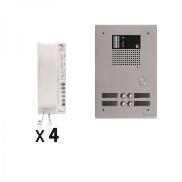 Kit 4 appels audio avec platine de rue aluminium 5mm... - EVICOM ...