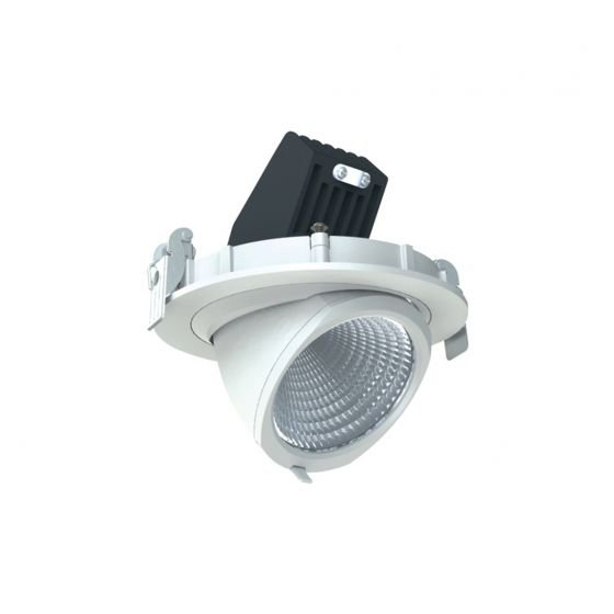 Simba Spot encastr orientable LED Ø136x100 enc.Ø125... - GIRARD SUDRON ...