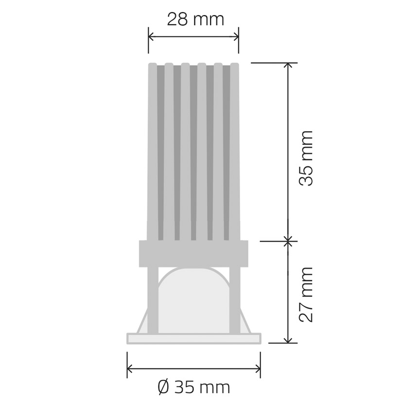 Spot LED MR11 RGB 3W 420Lm - TCS-LED 0968
