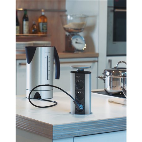 EVOline prise électrique, Sans éclairage - FRANKE FRANCE 003638