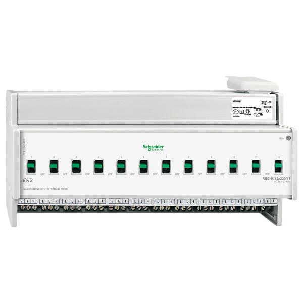 KNX - actionneur de commutation - 12x230V - 16A - à... - SCHNEIDER ...